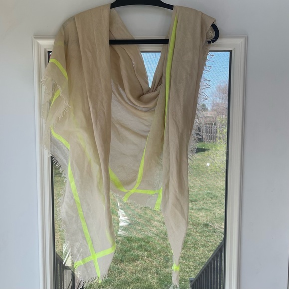 Target | Accessories | Target Scarf With Fringe Edges In Beigeneon ...